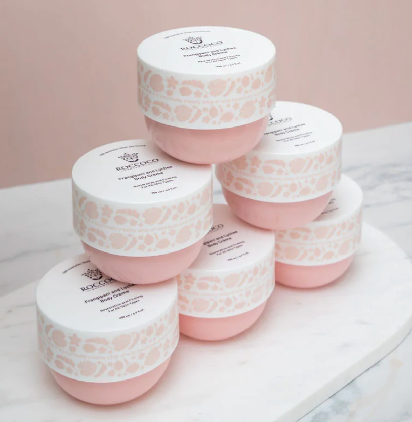 Frangipani and Lychee Body Crème – Blue Water Spa